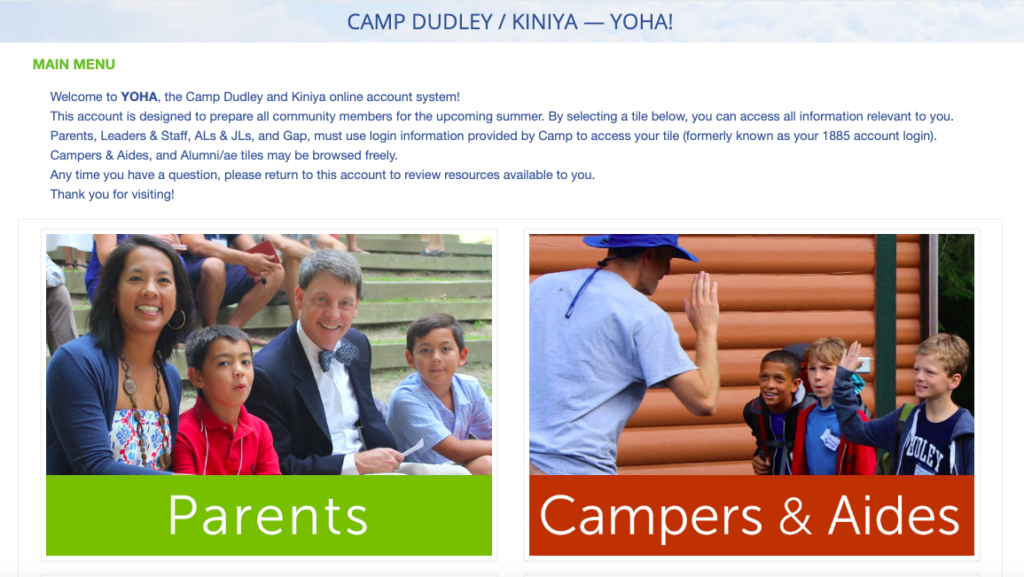 Admissions | Adirondacks Summer Camp | Camp Dudley & Kiniya